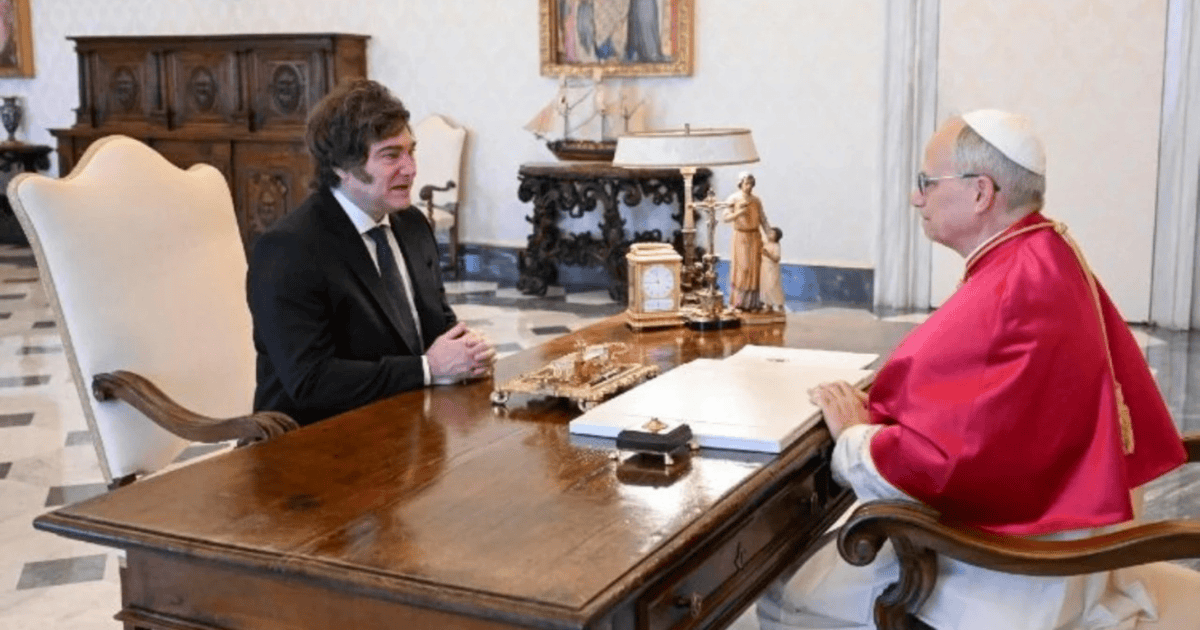 Javier Milei se reunió con el Papa León XIV y pidieron por un ...