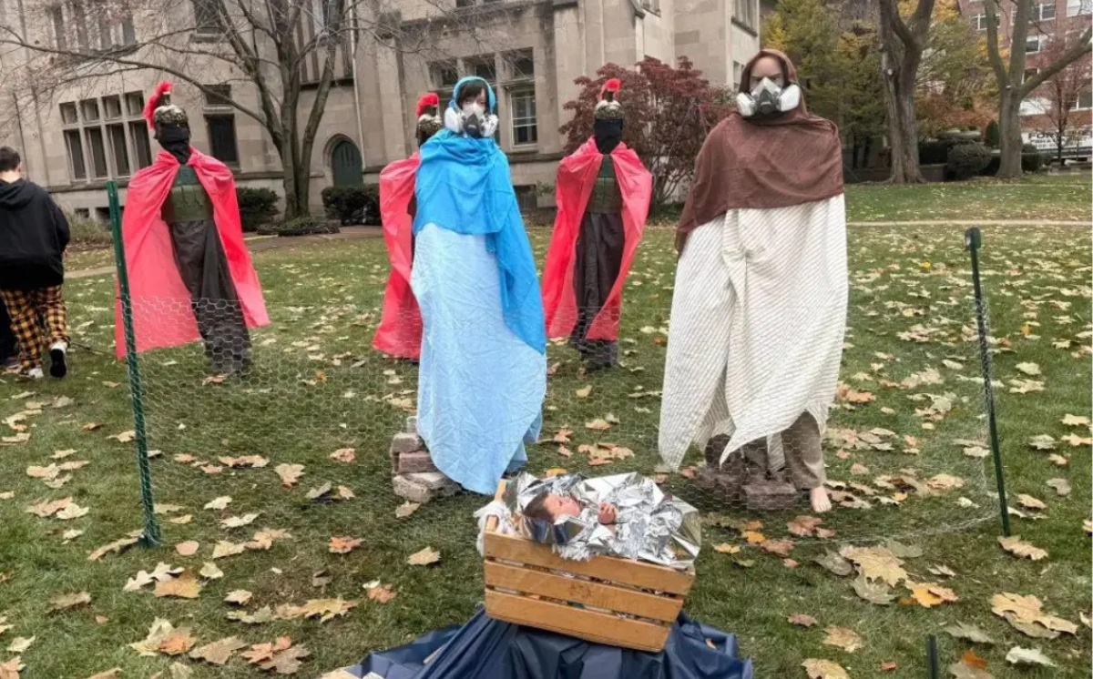 Pesebres intervenidos y un mensaje contra las redadas migratorias de ...